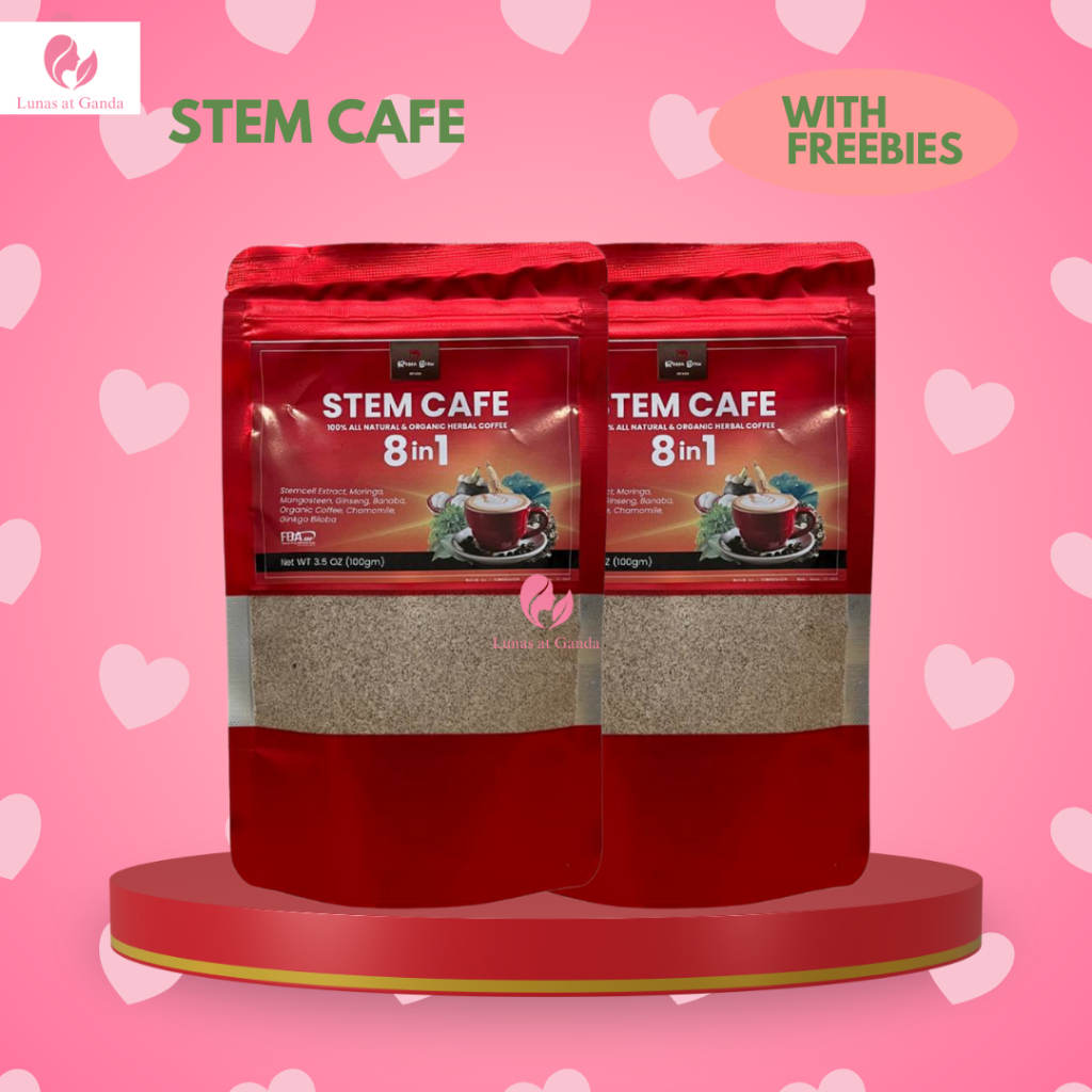 Stem Cafe 8in1 Stemcell B1T1 Coffee B Moringa Mangosteen Ginseng Banaba ...