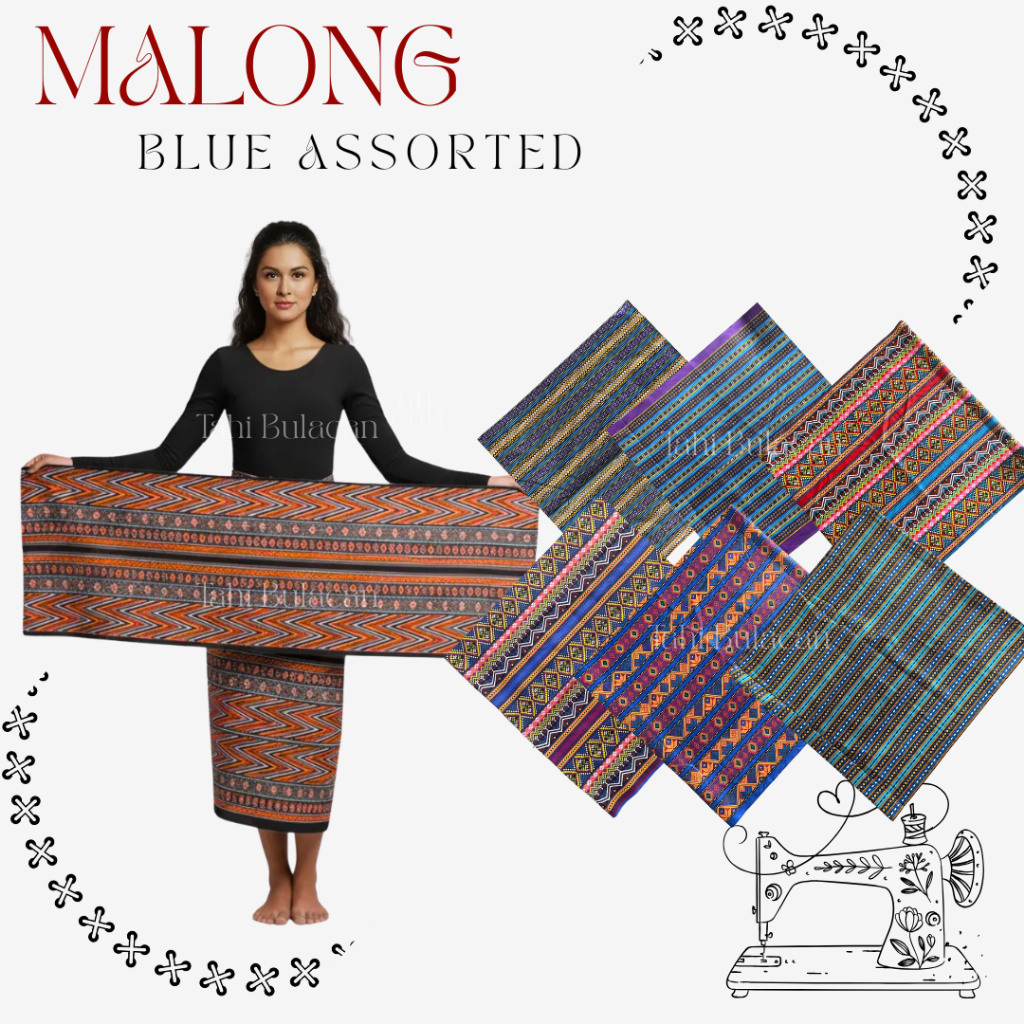 Tahi Bualacan Full malong Half Malong Ethnic Design Assorted Color and ...