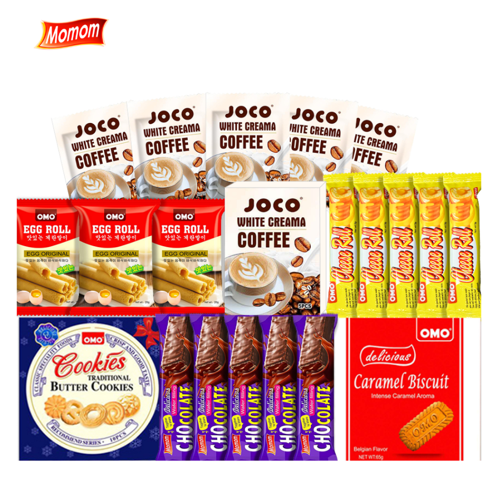 [Negosyo Sulit Combo] Momom Food Egg Roll, Cheese Roll, Chocolate Bar ...