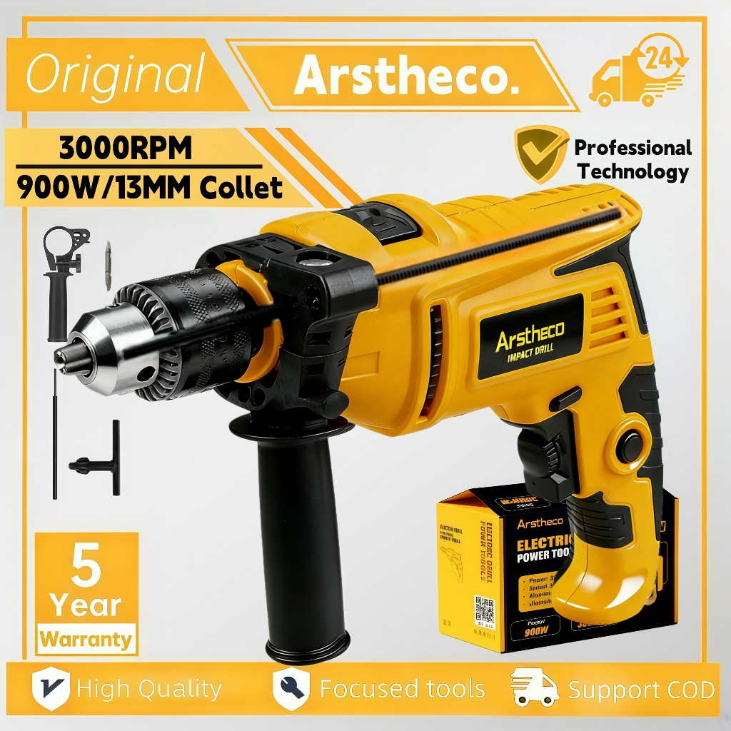 900W impact Drill Hammer Hand Drill Power Tool Set Original Hand Drill ...