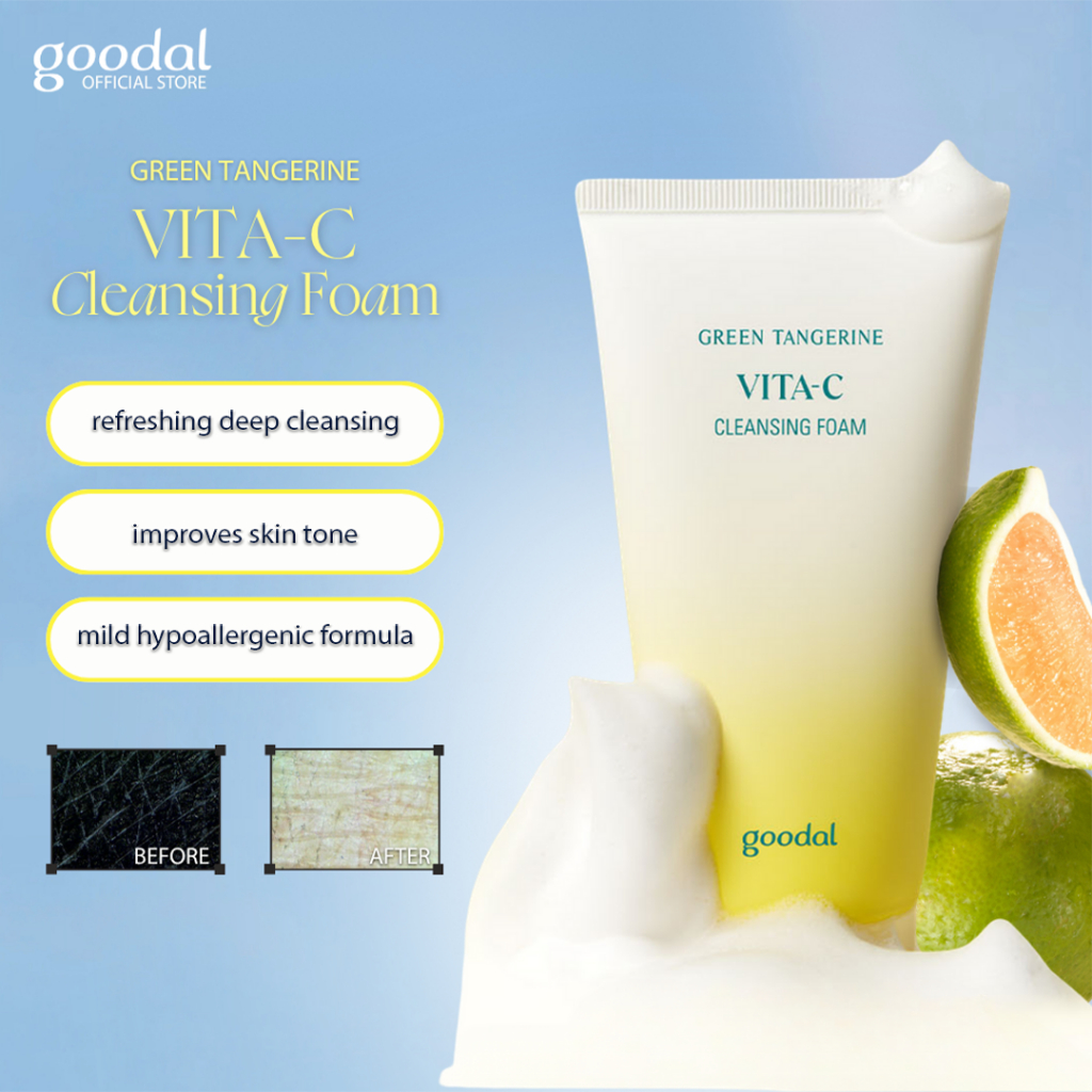 [GOODAL] Green Tangerine Vita C Cleansing Foam 150ml | Shopee Philippines