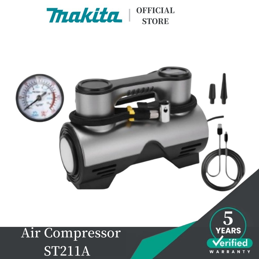 Makita ST211A | 12V Portable Heavy Duty Air Compressor Tire Inflator ...