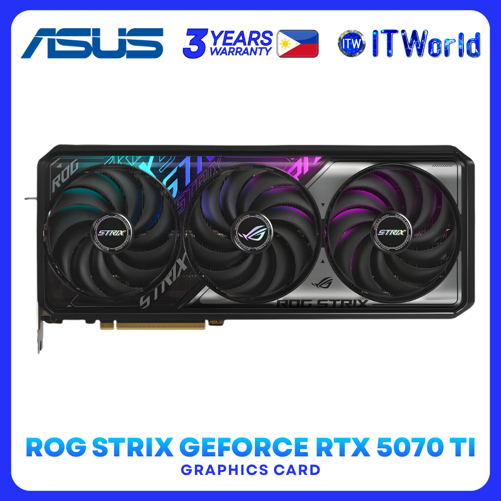ASUS ROG Strix RTX 5070 Ti – 16GB GDDR7 OC Gaming Graphics Card ROG ...