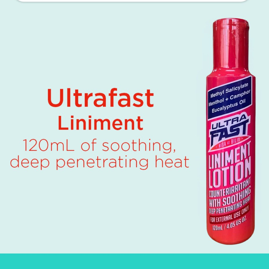 Ultrafast -Liniment Lotion 120 ML Soothing and Deep Penetreating Heat ...