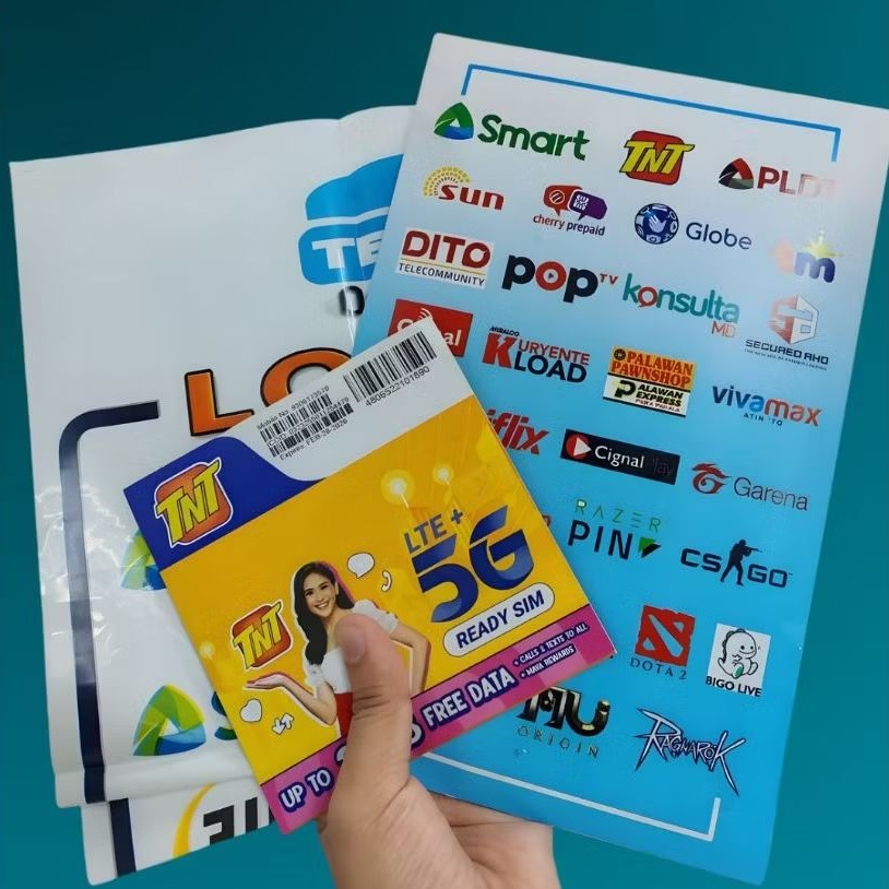 TNT Retailer Sim 5G LTE Tri cut Prepaid and Free 100 loadwallet with ...