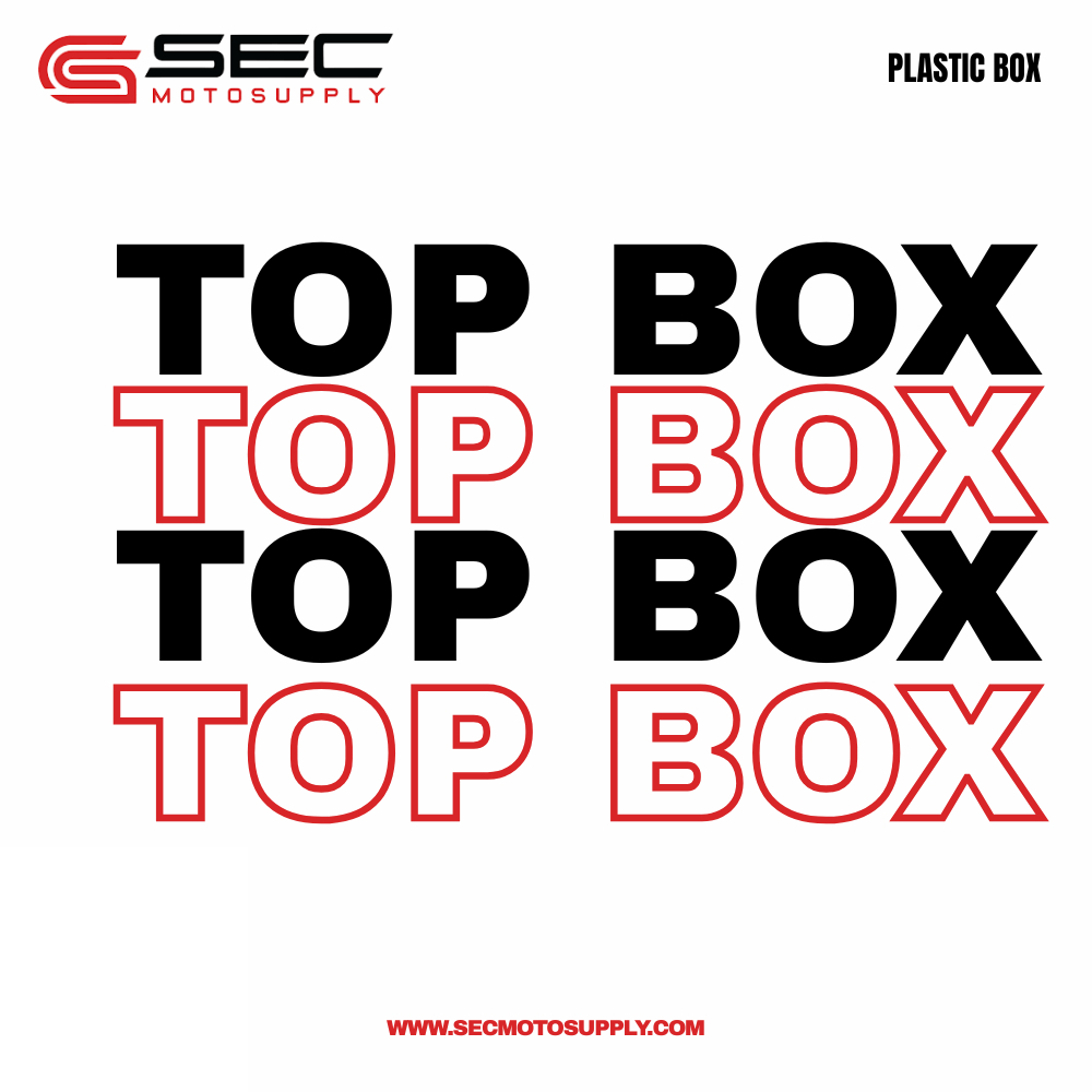 SEC 45L Motorcycle Top Box – Monster & Plastic Box Models | Shopee ...