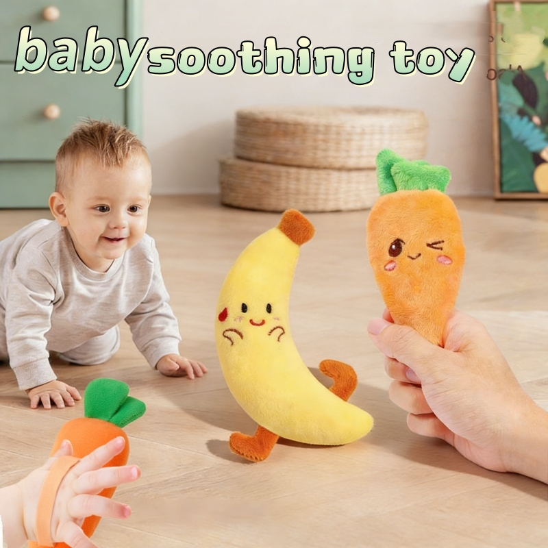 Infant Plush Hand Grip Toy for Sensory Learning Toys Anti Startle Sleep ...