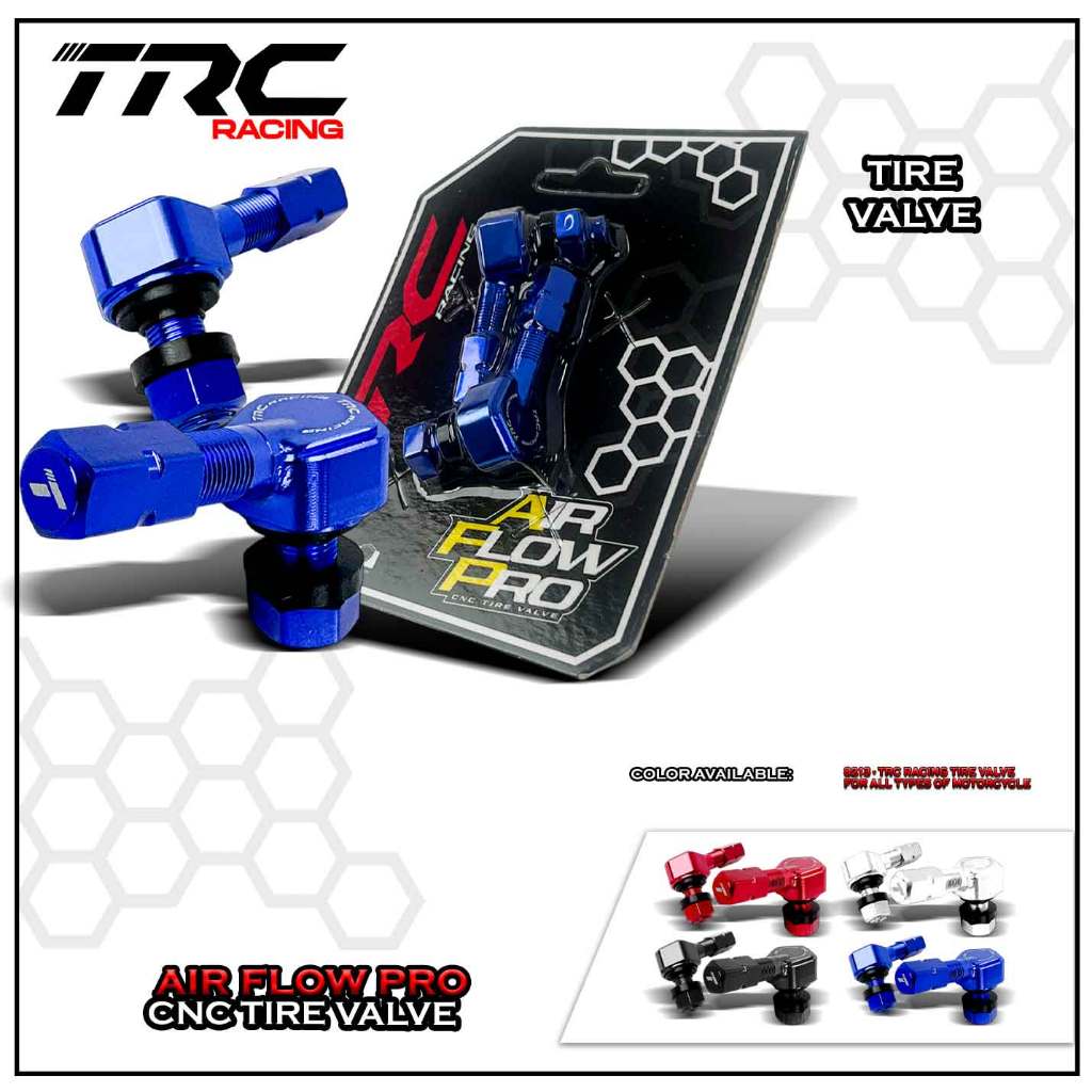 TRC RACING AIR FLOW PRO CNC TIRE VALVE UNIVERSAL 8213 | Shopee Philippines