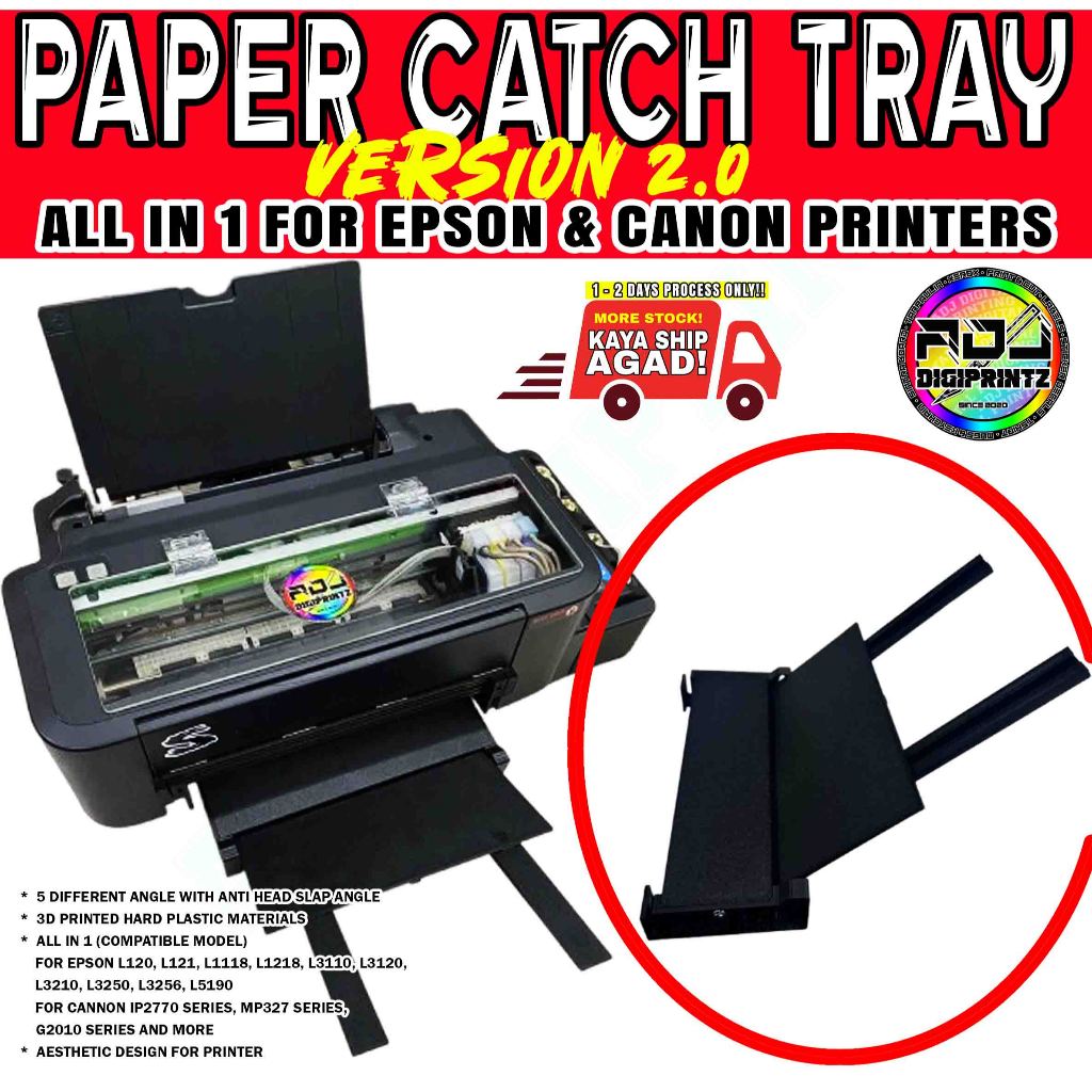 Paper Catch Tray for EPSON L120, L121, L3210, L3250, L3256 ALL IN 1 ...
