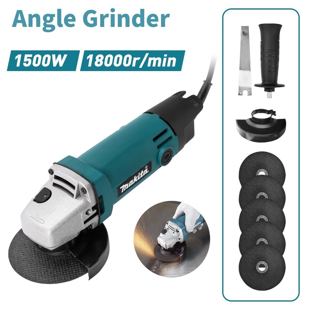 Original Angle Grinder Heavy Duty Professional Grinder 9553B 1500W High ...