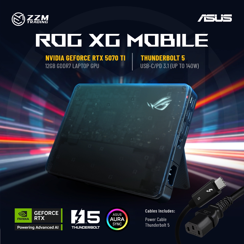 ASUS ROG XG Mobile 2026 RTX 4090 / 6850M XT / 5070 Ti 330W TB5 Variants ...