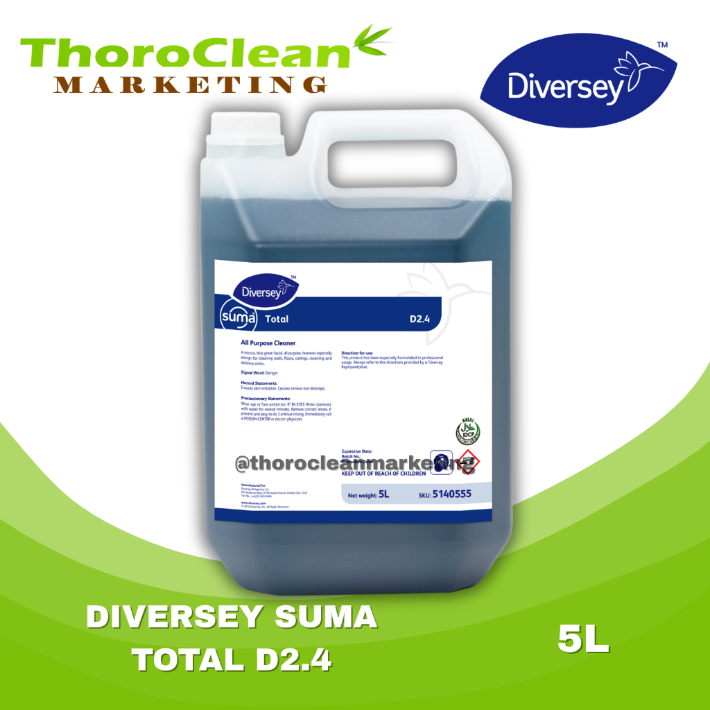 Diversey Suma Total All Purpose Cleaner 5L | Shopee Philippines