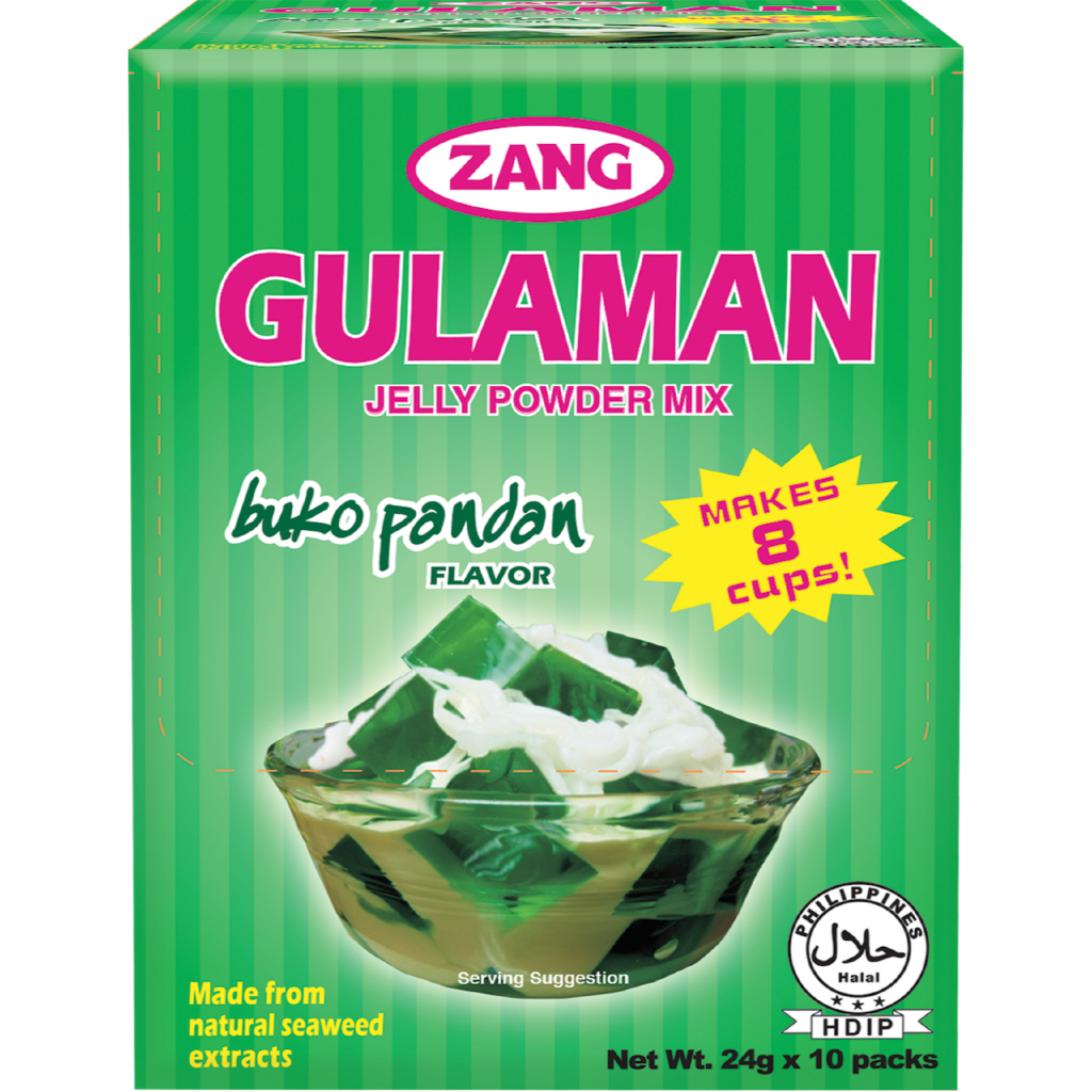 Zang Gulaman Flavored Buko Pandan (24g x 10 sachets) | Shopee Philippines