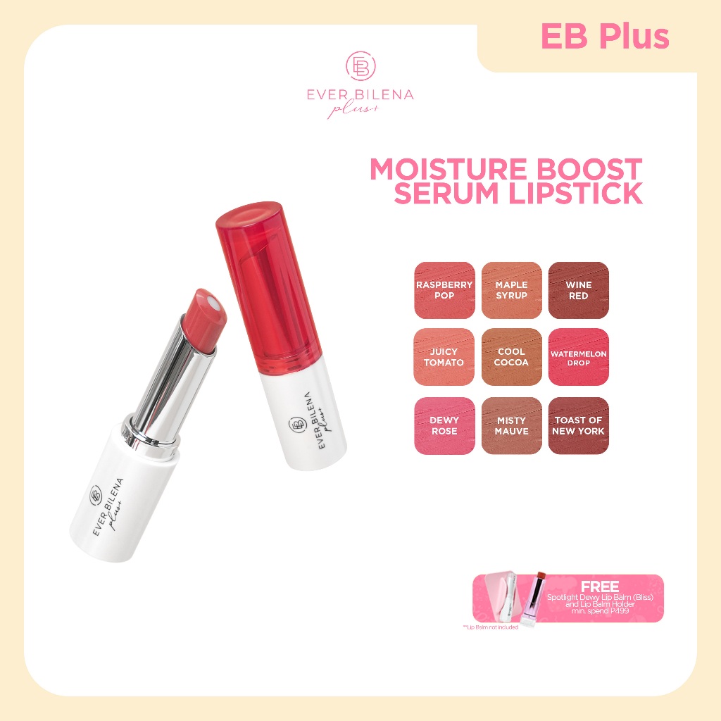 EB Plus Moisture Boost Serum Lipstick 2.5g | Shopee Philippines