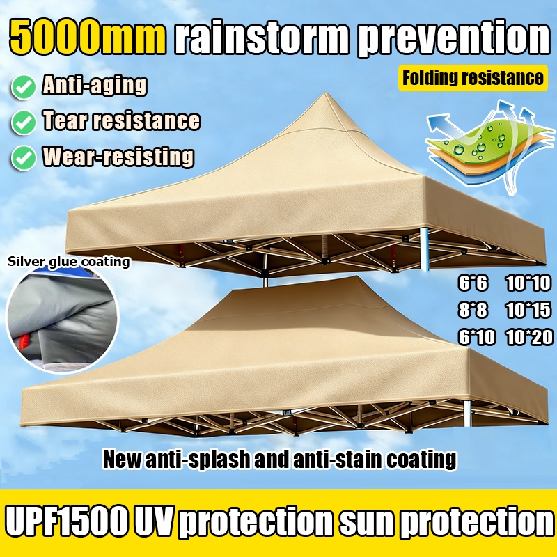 2x2/2x3/3x3/3x4.5/3x6m tent cover waterproof heavy duty camping ...