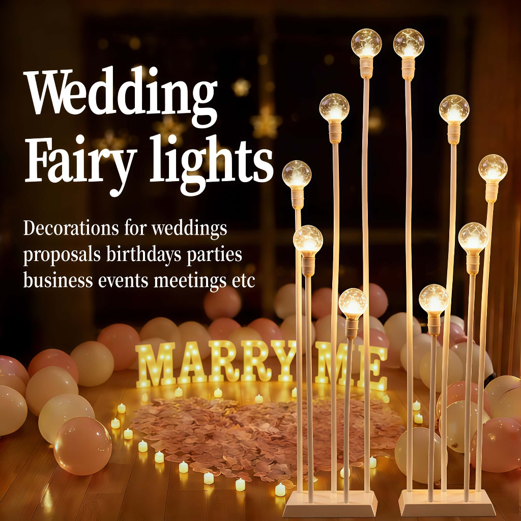 ROMANTIC BENDABLE LIGHTS (WITH 5 BULB) Wedding background props Holiday ...