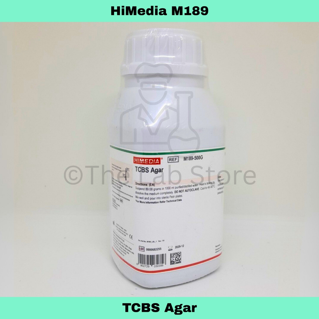HIMEDIA TCBS Agar 500g Dehydrated Culture Growing Media | Shopee ...