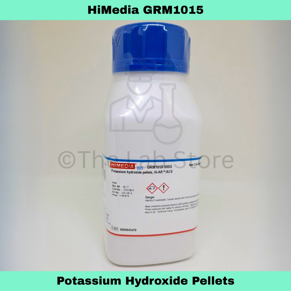 HIMEDIA Potassium Hydroxide 500g AR Laboratory Analytical Reagent ...
