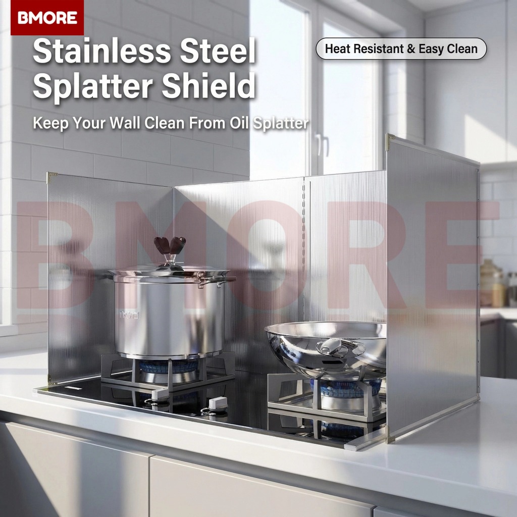 304 Oil Splatter Guard Grease Splatter Screen for Frying Oil Splatter ...