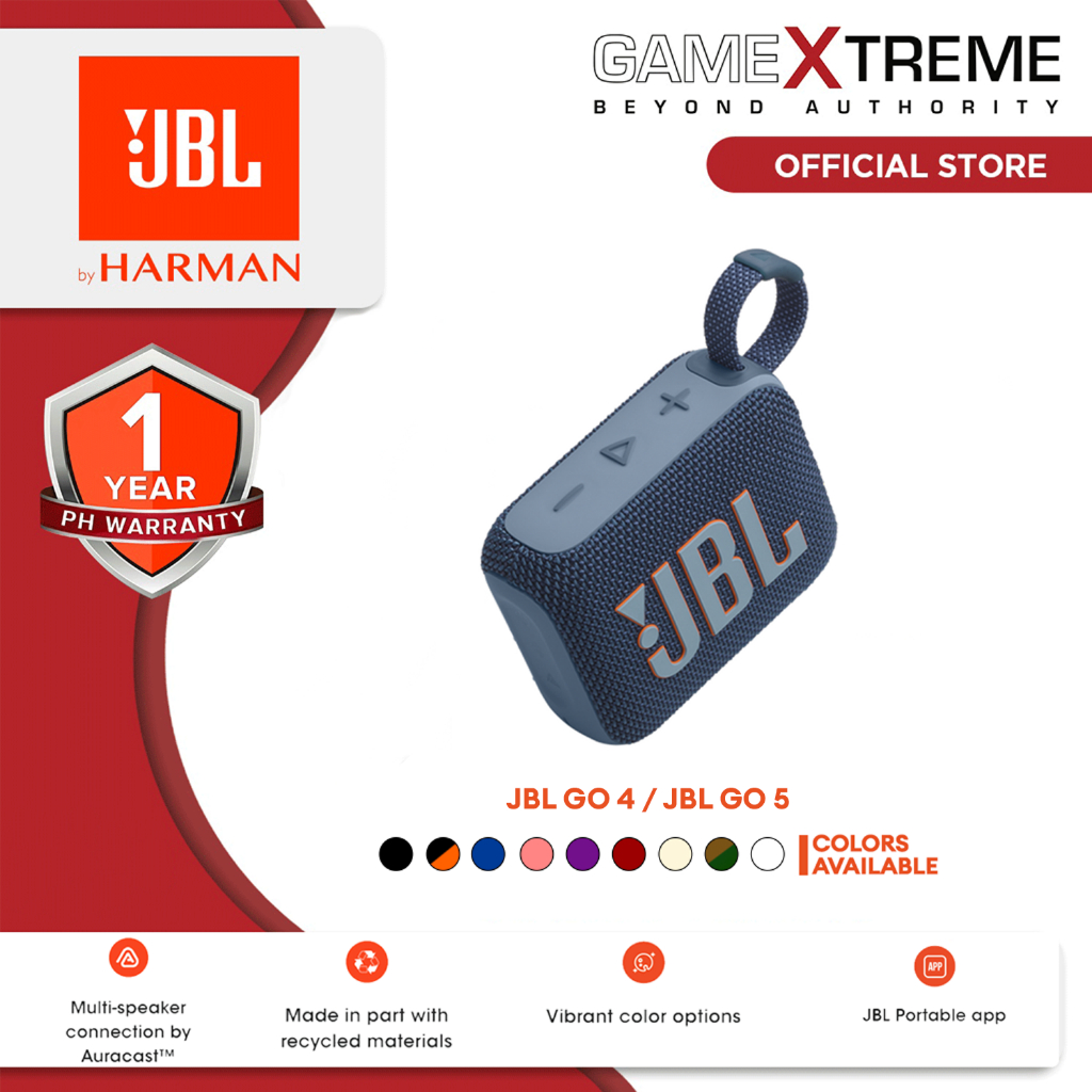 JBL Go 4 / Go 5 - Wireless Bluetooth Speaker | Shopee Philippines