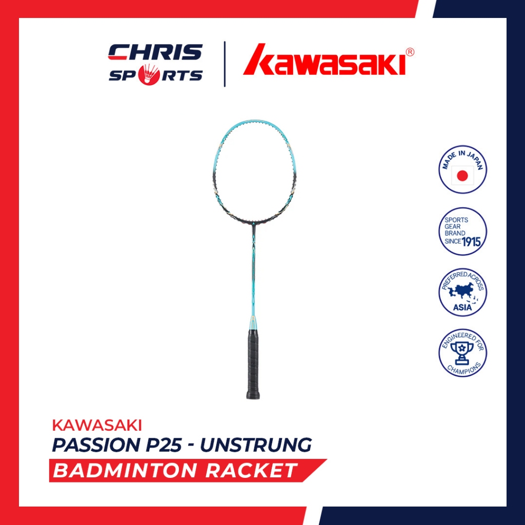 Kawasaki Badminton Racket Passion P25 - Unstrung | Shopee Philippines