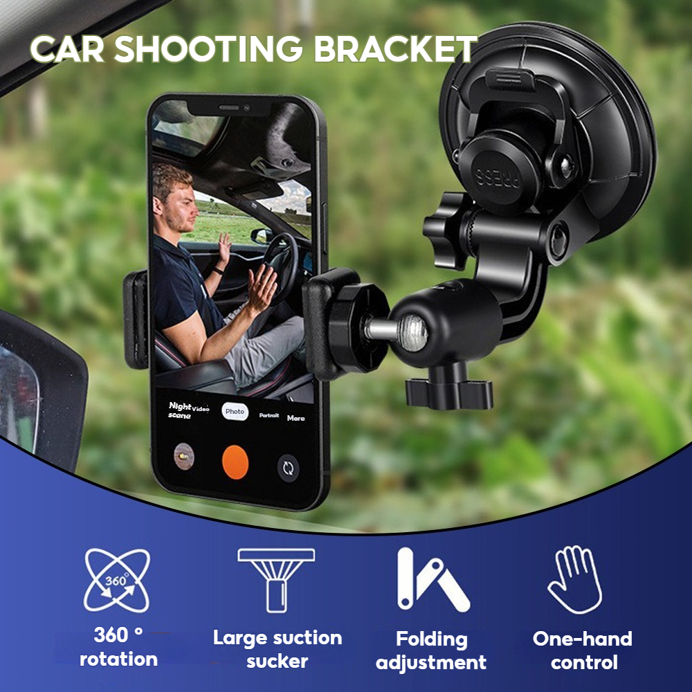 Car Mobile Phone Shooting Bracket Suction Cup Type Navigation Video ...