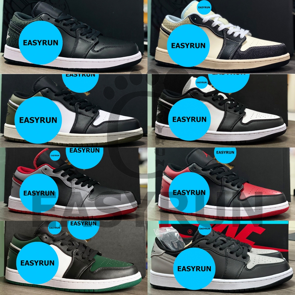 EASYRUN UA Shoes Jor/dan 1 Colorway Lowcut Fashion Casual Shoes Men ...