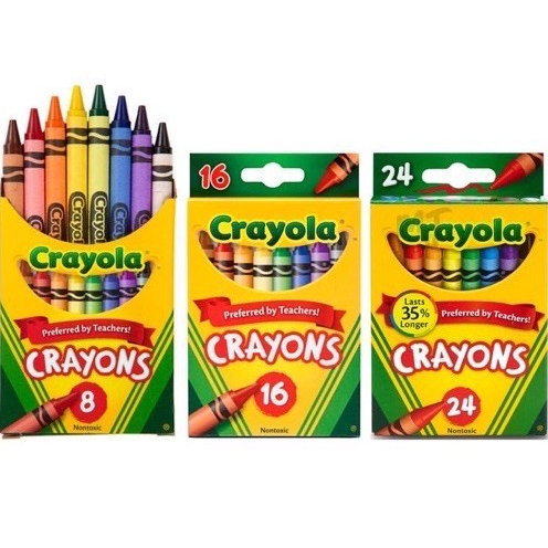 Crayons( Set of 8,16 and 24 Colors) Pastels Crayon Primary School ...