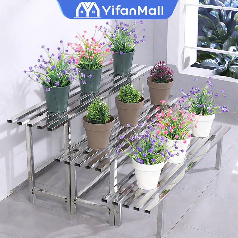 Plant Rack Stainless Steel Plant Stand Flower Stand Flower Pot Stand ...