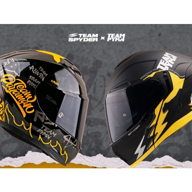 Spyder X Team Payaman Corsa GD Full faceMotorcycle Helmet with Dual ...