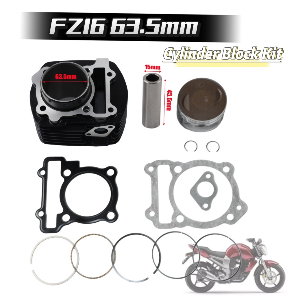 63.5mm YAMAHA FZ 16 / SZ 16 / SZ v2 v3 v4 / SZ 150 / FZi 150 big bore ...