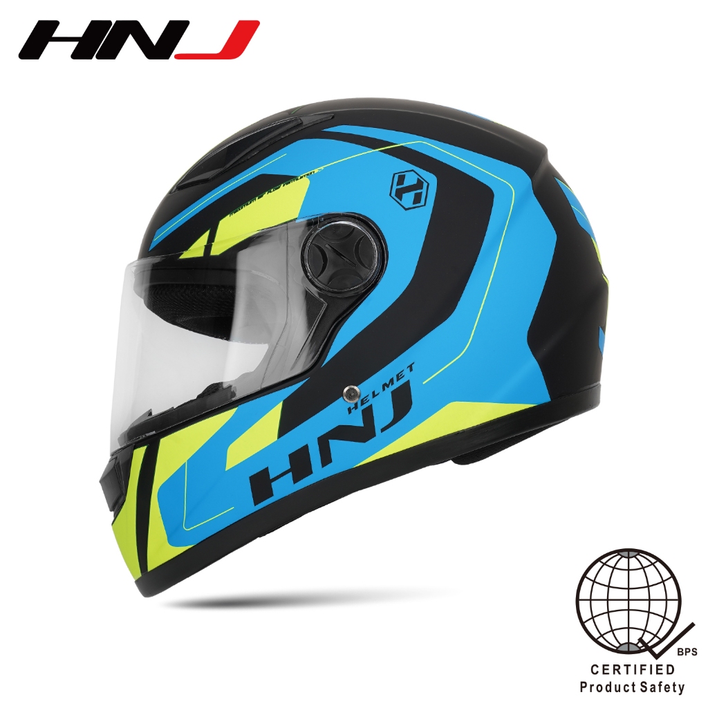 HNJ A4-014-F (FF898) Full face helmet for motorcycle Single Visor ...