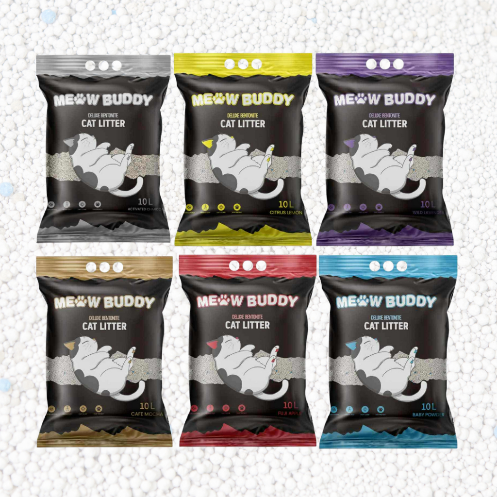 Meow Buddy Deluxe Bentonite Cat Litter 10L(7KG) | Shopee Philippines