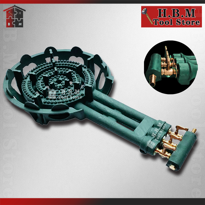 HEAVY DUTY Cast iron gas stove Burner High Pressure SUPERKALAN C-40 ...