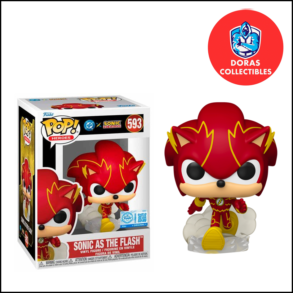 Funko Pop Sonic as The Flash Sonic x DC 593 Exclusive | Shopee Philippines