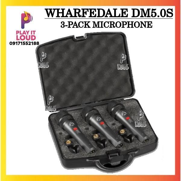Wharfedale DM5.0S 3-piece Super Cardoid Dynamic Microphone | Shopee ...