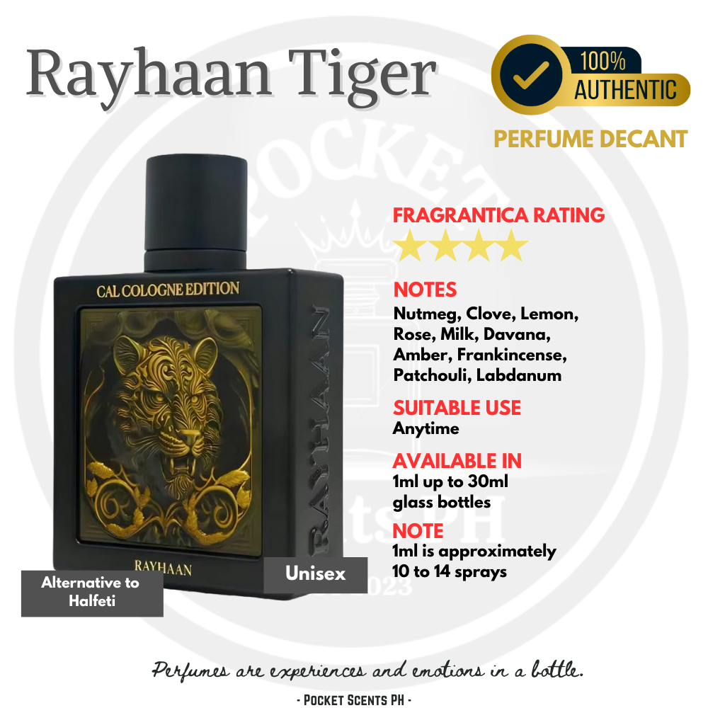 Tiger - 1ml to 5ml - [PERFUME DECANT] | Shopee Philippines