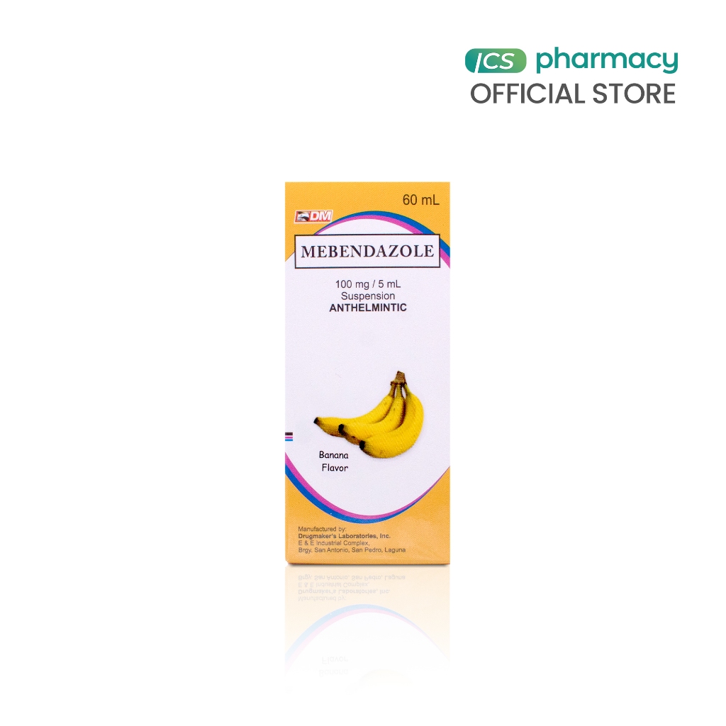GENERIC Mebendazole Suspension 60ml | Shopee Philippines