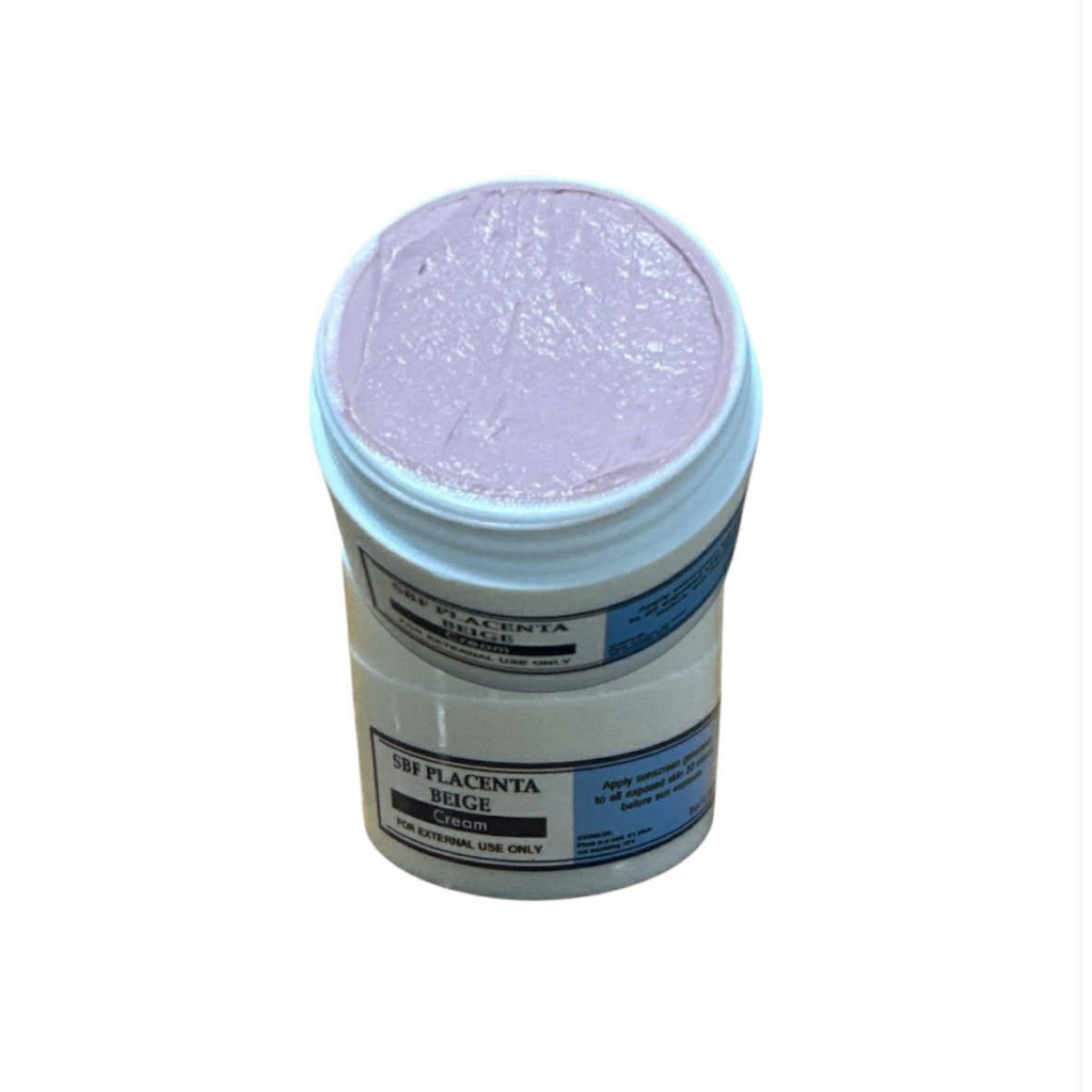 SBF PLACENTA FACE CREAM BEIGE 100g | Shopee Philippines
