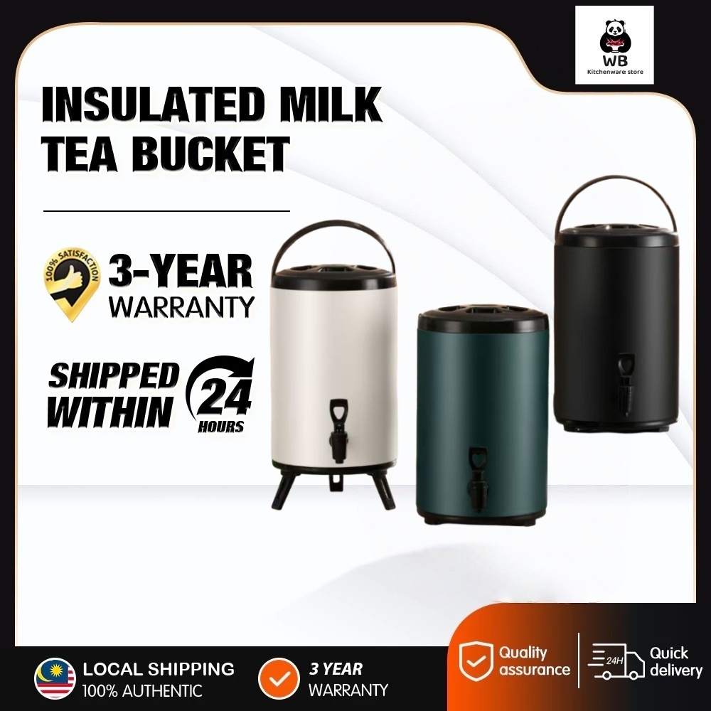 Milk tea Bucket/Barrel Stainless Steel insulation with faucet Thermal ...