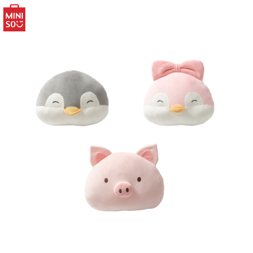 MINISO Mini Family 3D Head Pillow Gigi Pendy Penman Mini Pen | Shopee ...