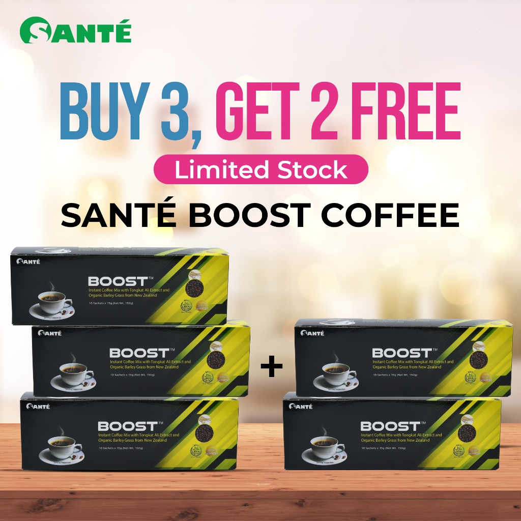 Buy 3 Get 2 Free Boost Coffee (15gms x 10 sachets) | Shopee Philippines