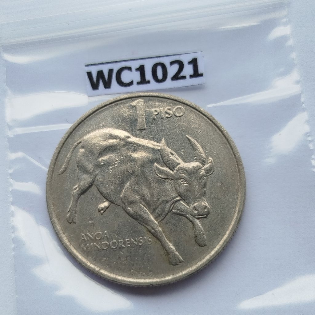 WC1021 1990 1 PISO (large type) Flora & Fauna Series ANOA MINDORENSIS ...