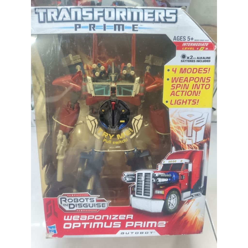 Hasbro Weaponizer Optimus Prime Transformers Autobot Leader Class ...