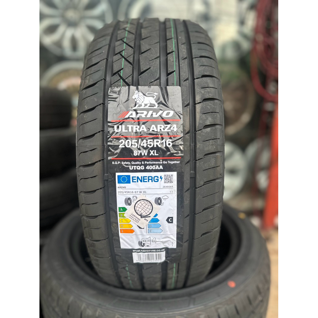 205/45/16 Arivo Premio ARZ1 DOT2025 + Free Tire Valve | Shopee Philippines