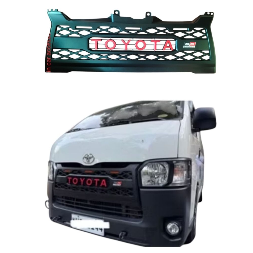 TOYOTA HIACE 2014-2025 COMMUTER DECONTENT GR GRILL WITH LIGHT | Shopee ...