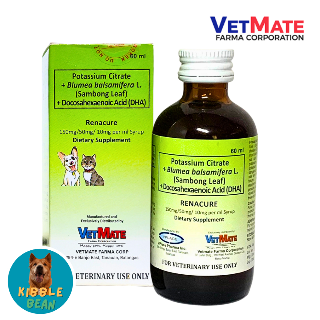 Renacure For Dogs and Cats Potassium Citrate 150mg + Blumea balsamifera ...