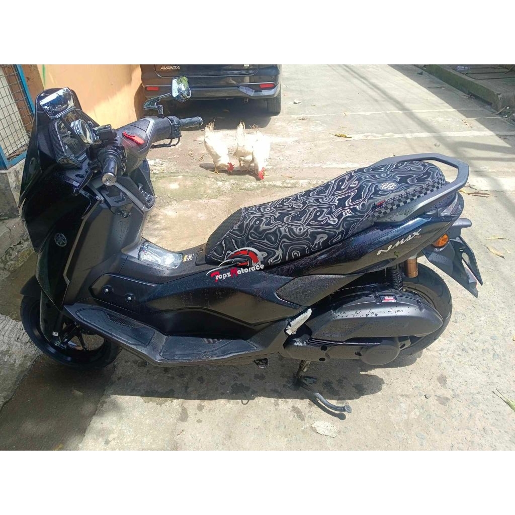 abstract design with f1 sidings and patches (indo seat cover) | Shopee ...