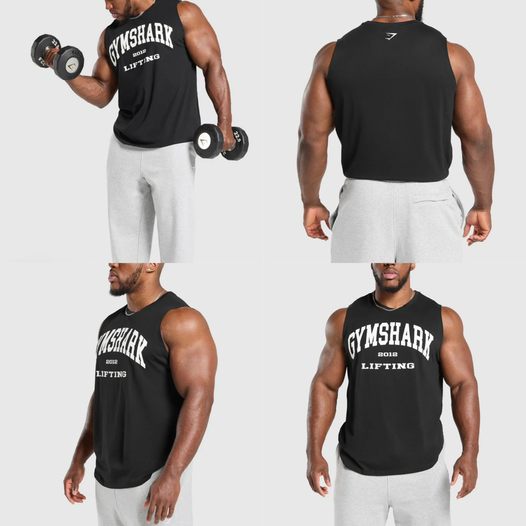 (Sole Catcher PH) Gymshark 2012 Lifting Cut Off Oversized Tank | Shopee ...