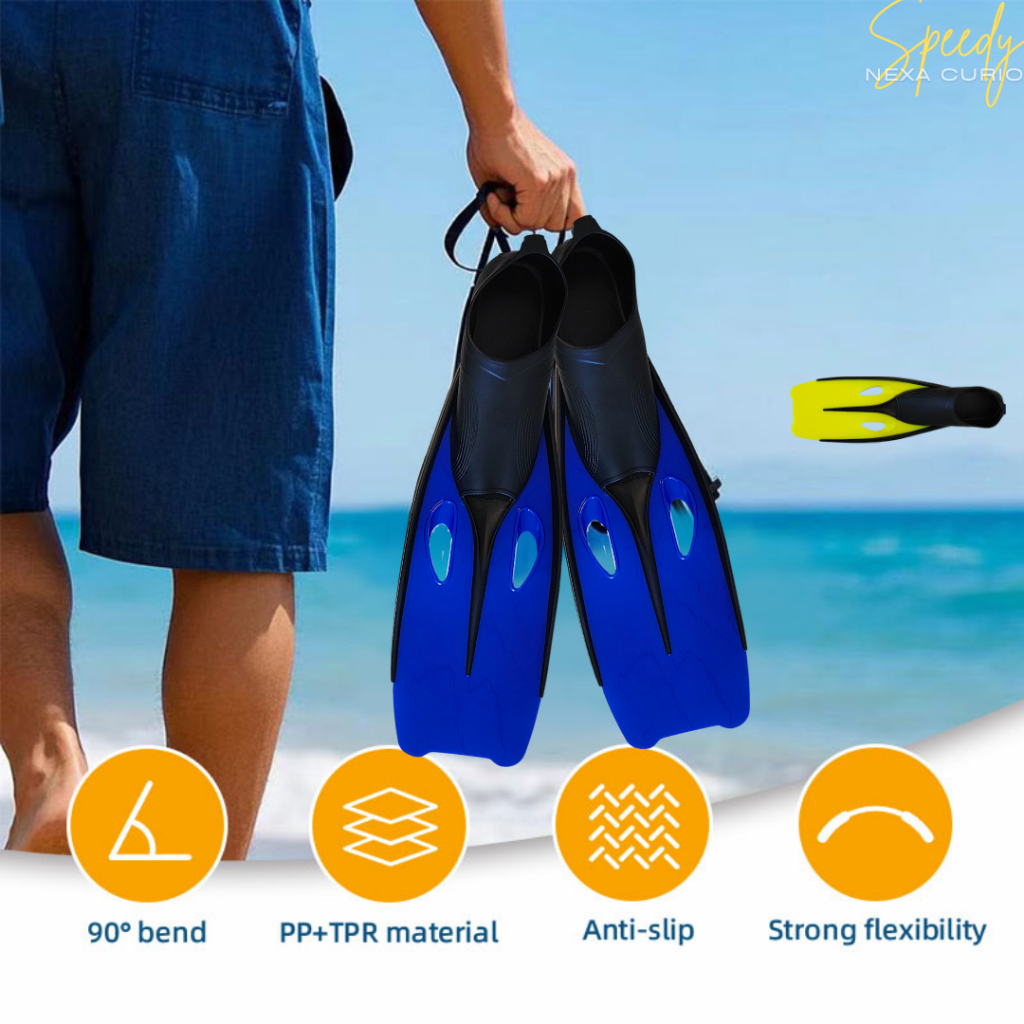 Speedy Long Freediving Fins Professional Diving Fins Spearfishing ...